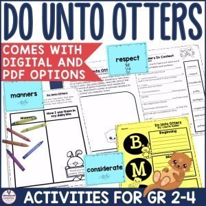 Do Unto Otters Literacy Activities Social Emotional Learning ...