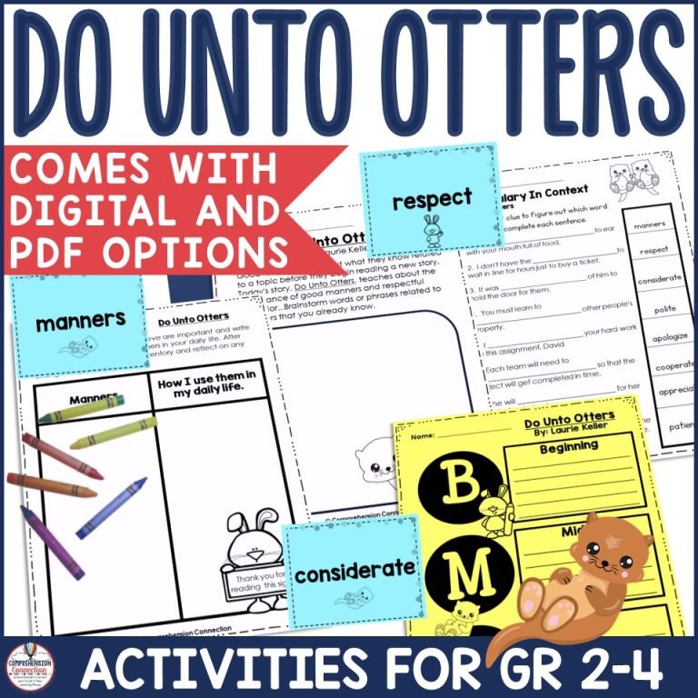 Do Unto Otters Literacy Activities Social Emotional Learning ...