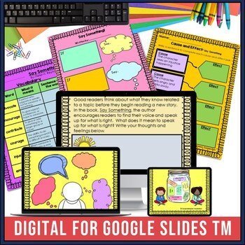 Say Something Reading And Writing Activities | Comprehension Connection