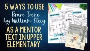 5 Ways To Use Brave Irene By William Steig As A Mentor Text In Upper ...