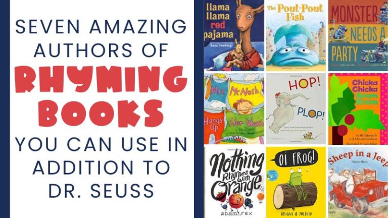 7 Amazing Authors Of Rhyming Books You Can Use In Addition To Seuss