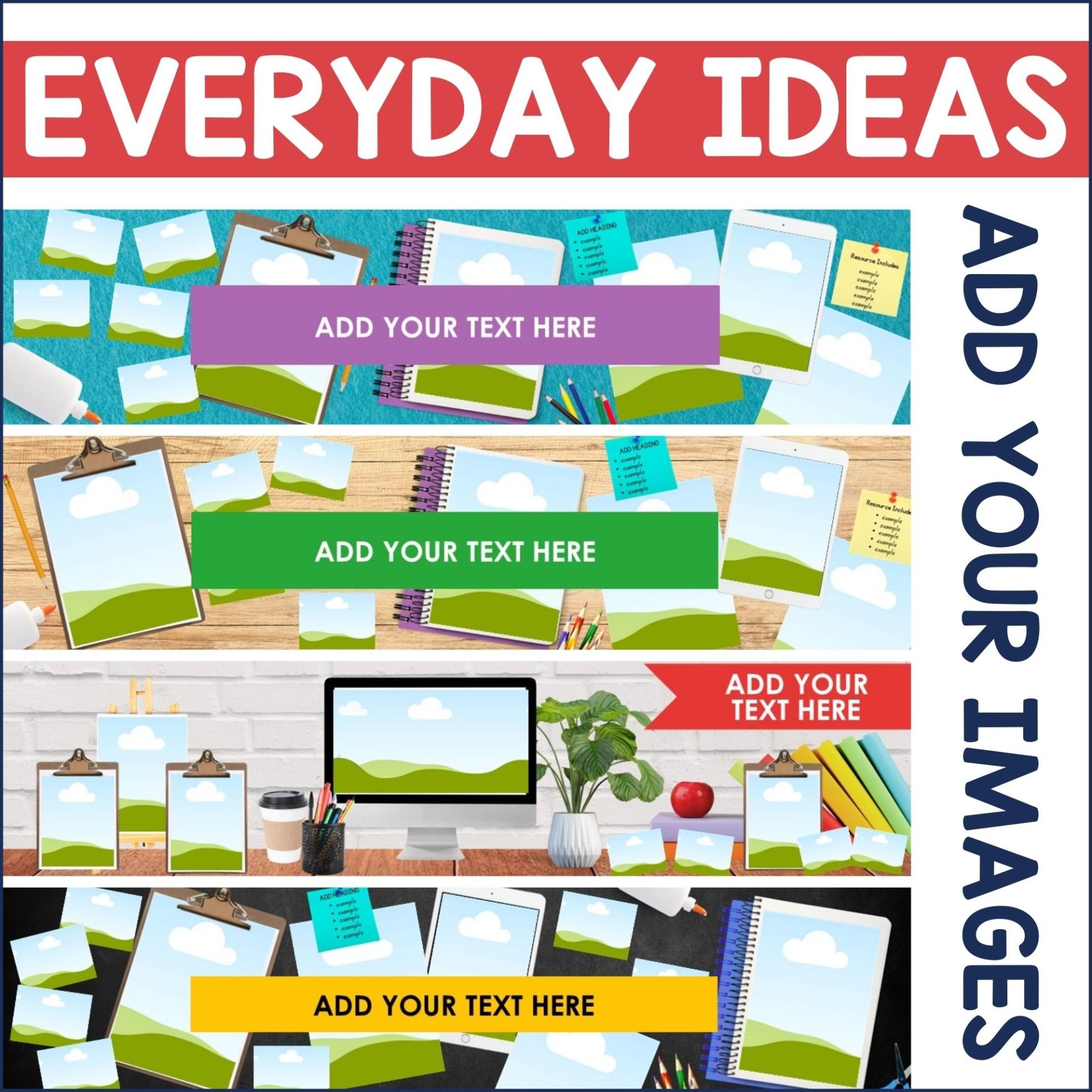 TPT Banner Templates For Powerpoint | Comprehension Connection