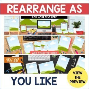 TPT Banner Templates For Powerpoint | Comprehension Connection