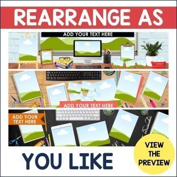 TPT Banner Templates For Powerpoint | Comprehension Connection