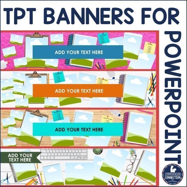 TPT Cover & Thumbnail Canva Templates For TPTers | Comprehension Connection