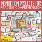 Nonfiction Reading Comprehension Activities Includes 5 Projects Hands ...