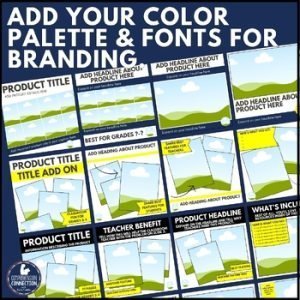 TPT Cover & Thumbnail Canva Templates For TPTers | Comprehension Connection