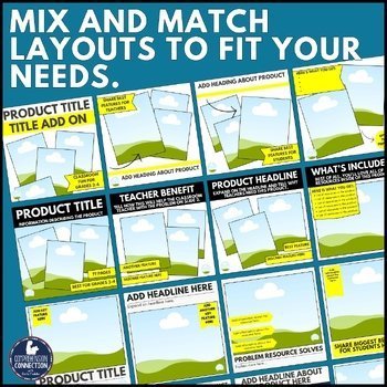 TPT Cover & Thumbnail Canva Templates For TPTers | Comprehension Connection